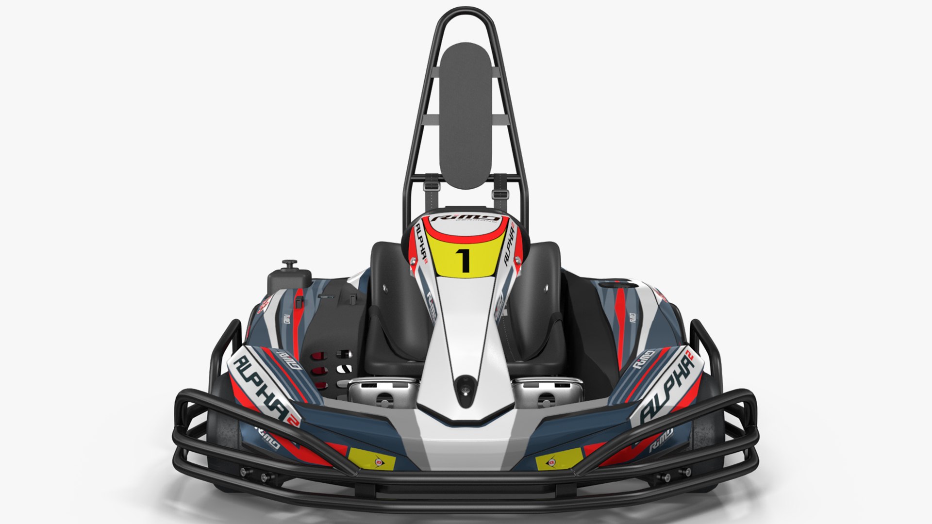 RiMO ALPHA2 Kart with Roll Bar 3D model - TurboSquid 1884845