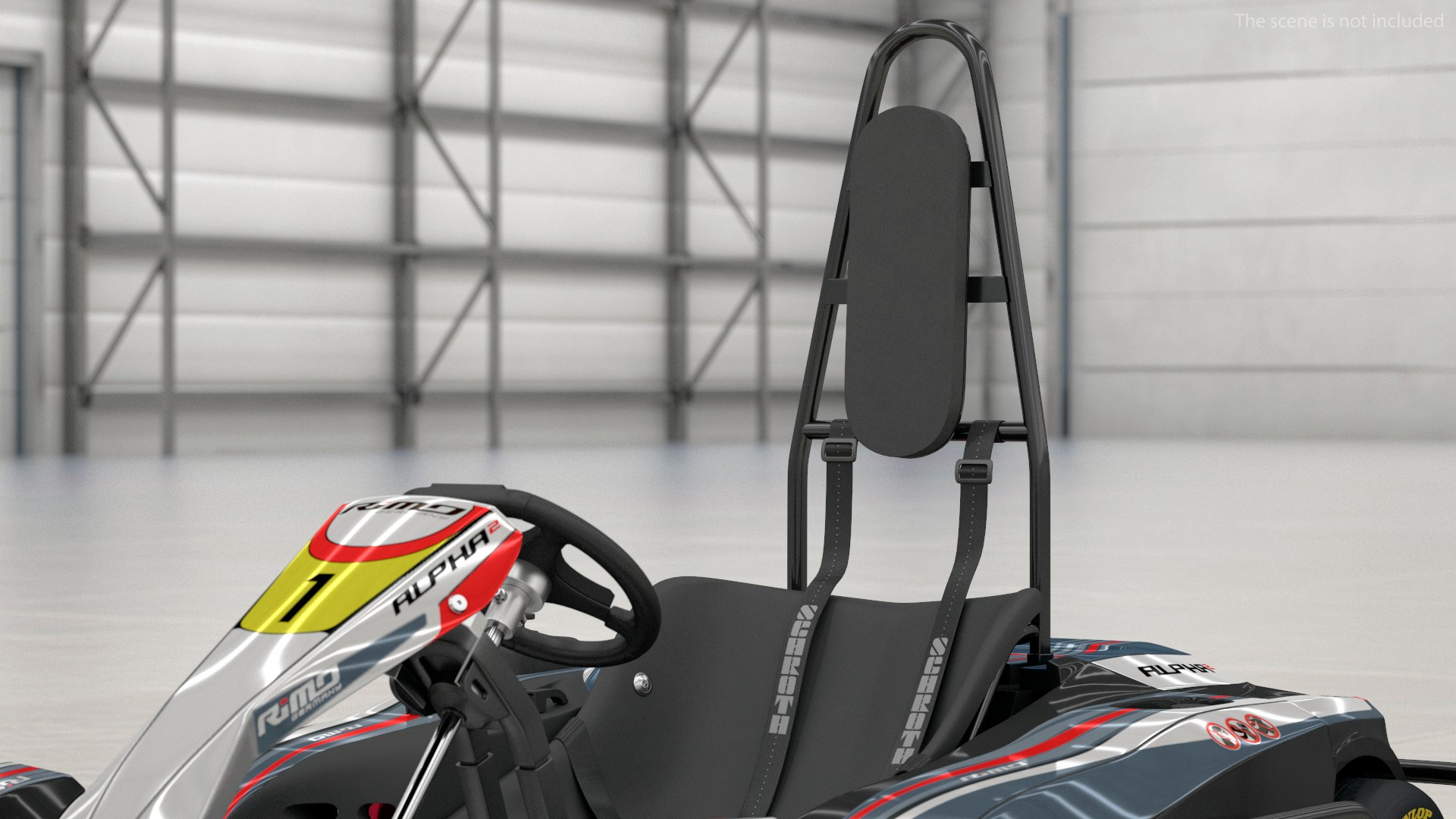RiMO ALPHA2 Kart with Roll Bar 3D model - TurboSquid 1884845