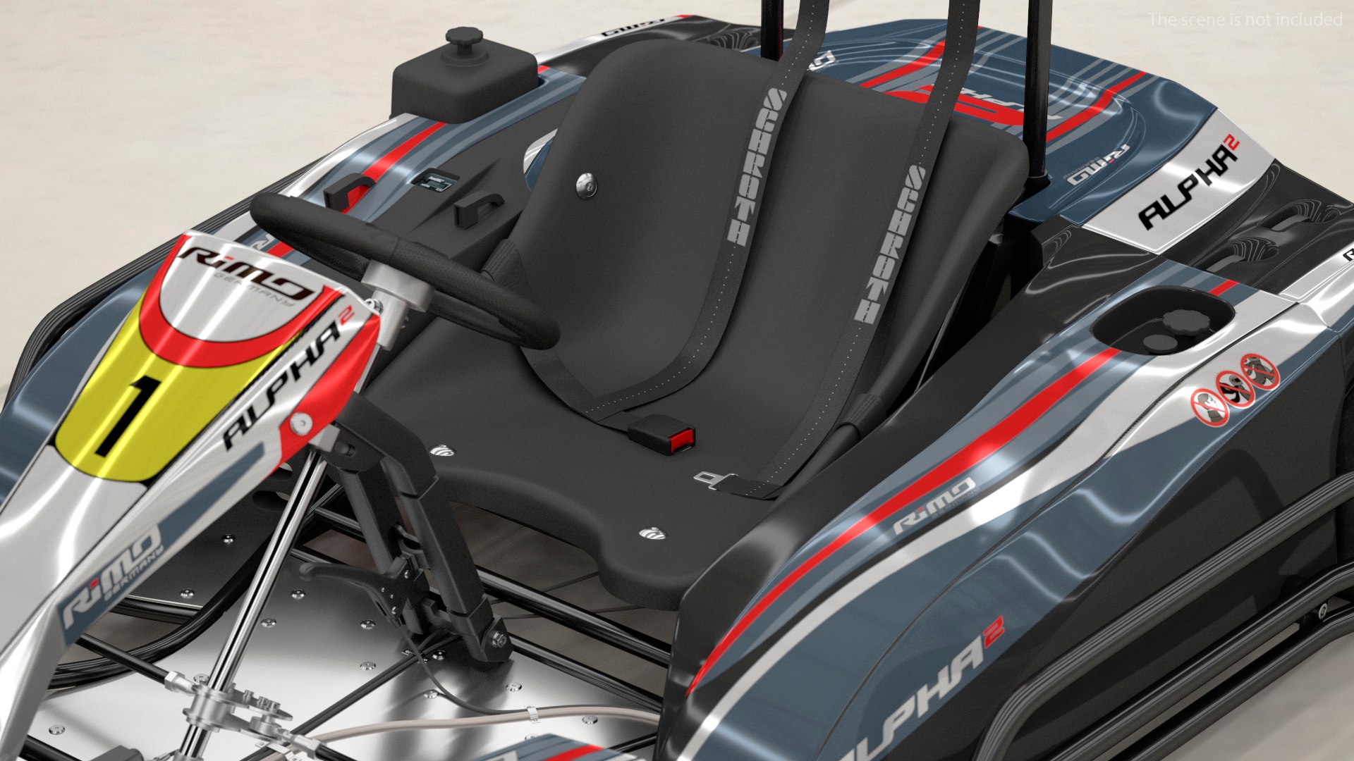 RiMO ALPHA2 Kart with Roll Bar 3D model - TurboSquid 1884845