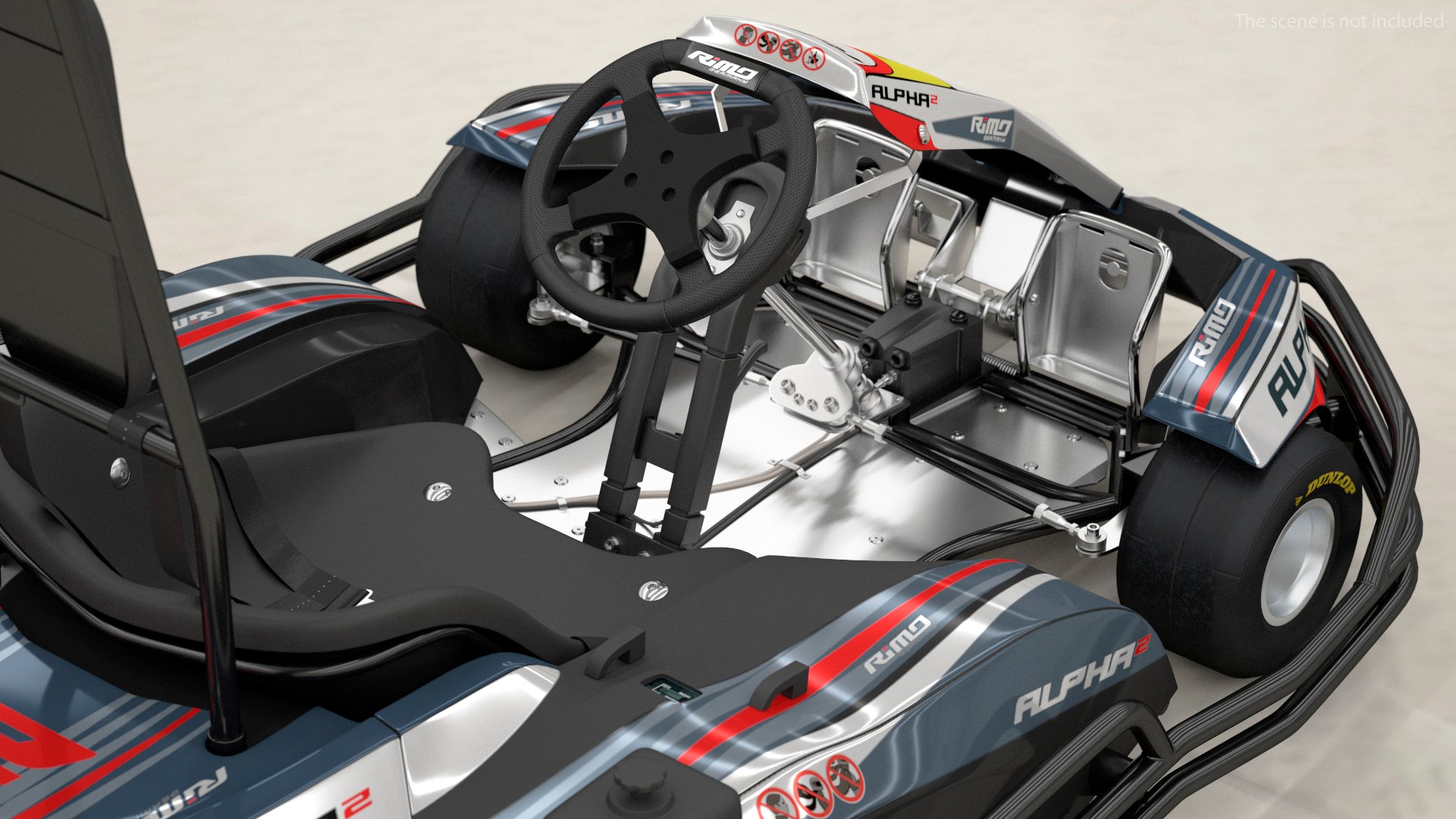 RiMO ALPHA2 Kart with Roll Bar 3D model - TurboSquid 1884845