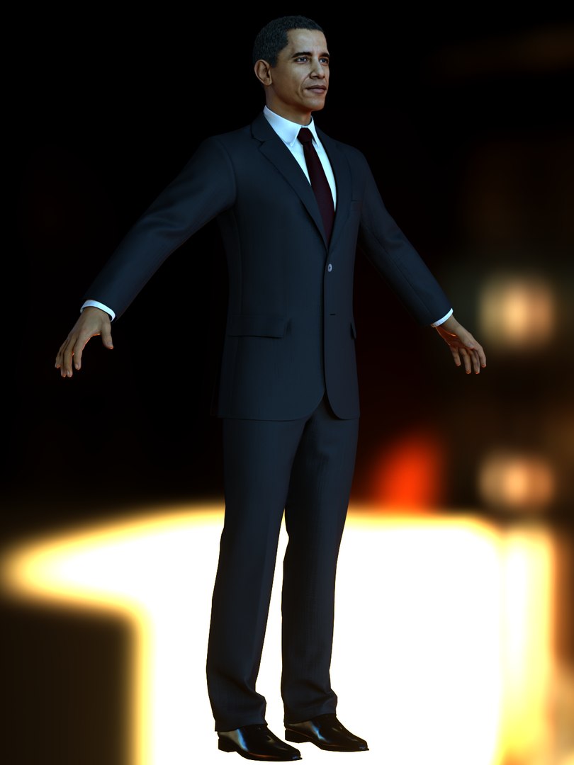 3d barack obama