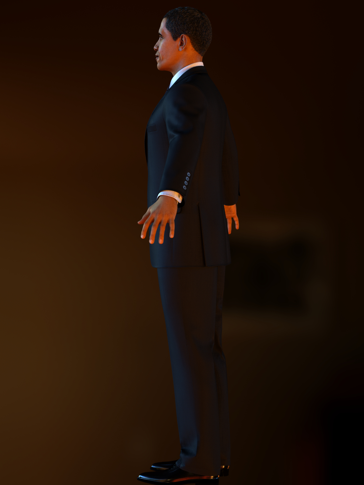 3d barack obama