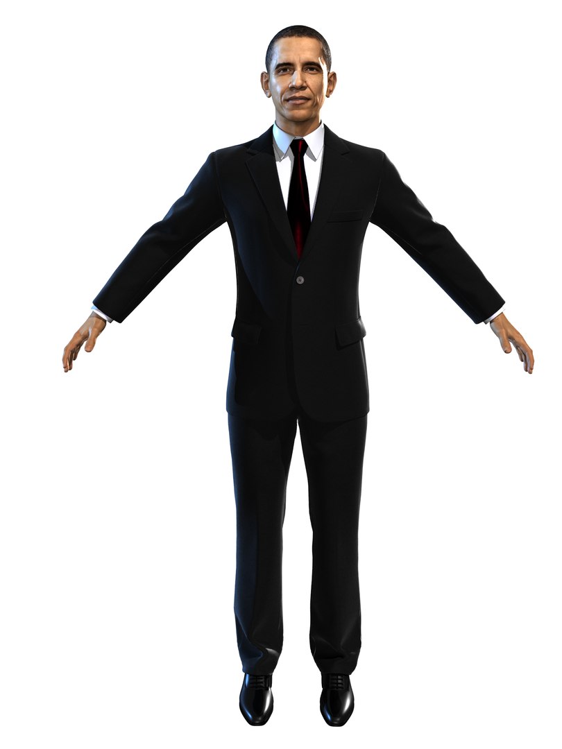 3d barack obama