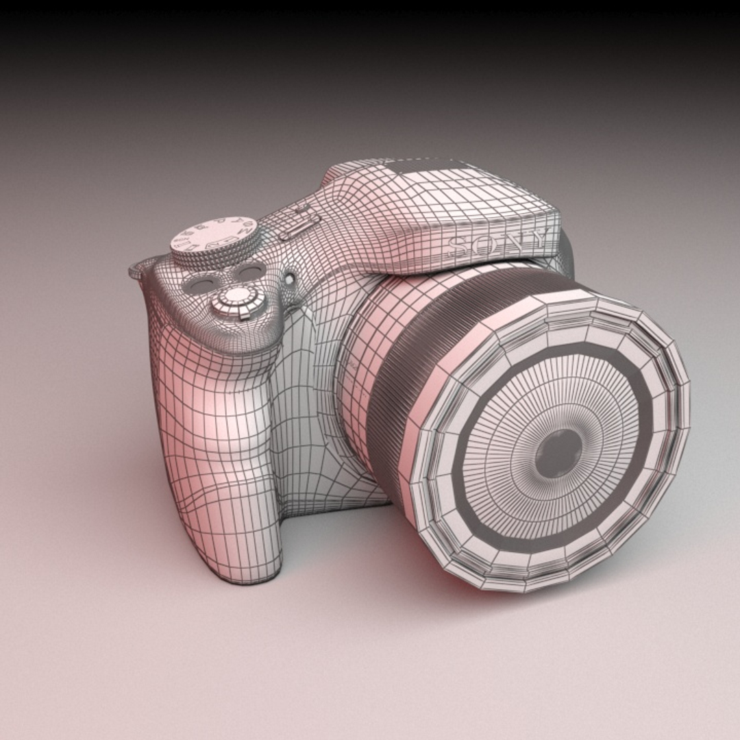 Sony camera DSC-HX350 3D model - TurboSquid 1743282