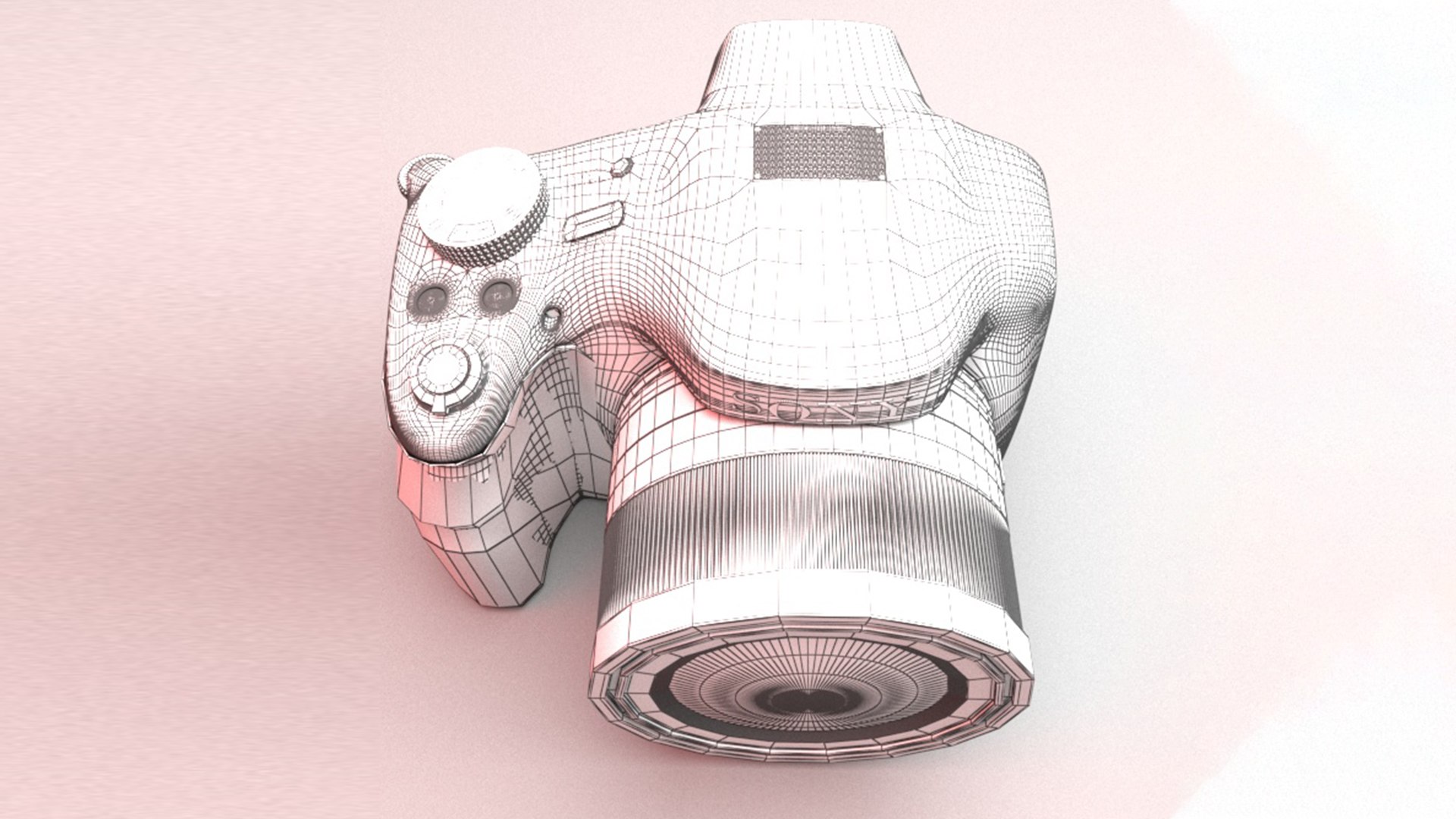 Sony camera DSC-HX350 3D model - TurboSquid 1743282