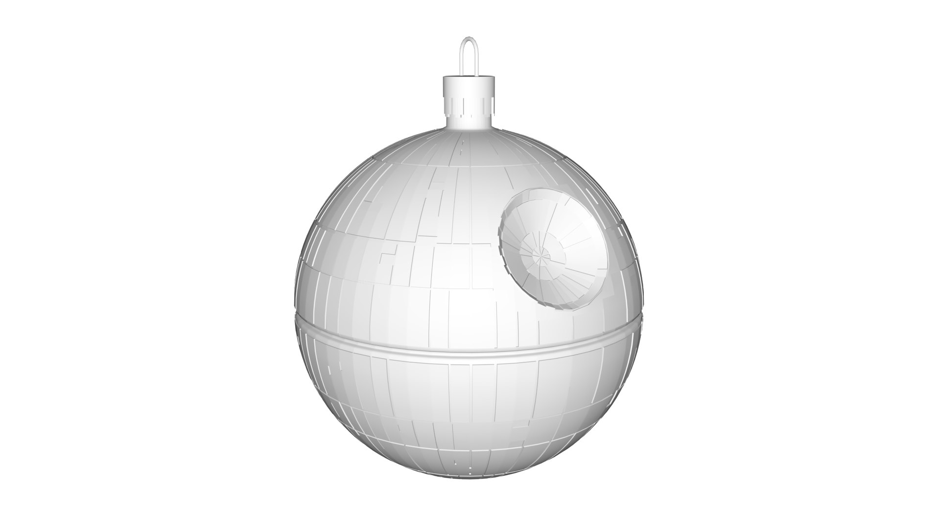 Christmas Tree Decoration Death Star 3D - TurboSquid 1647213