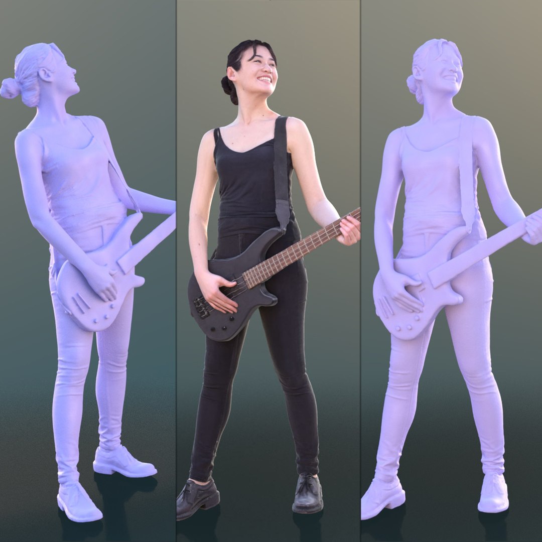 Woman Young Bass Model - TurboSquid 1709899