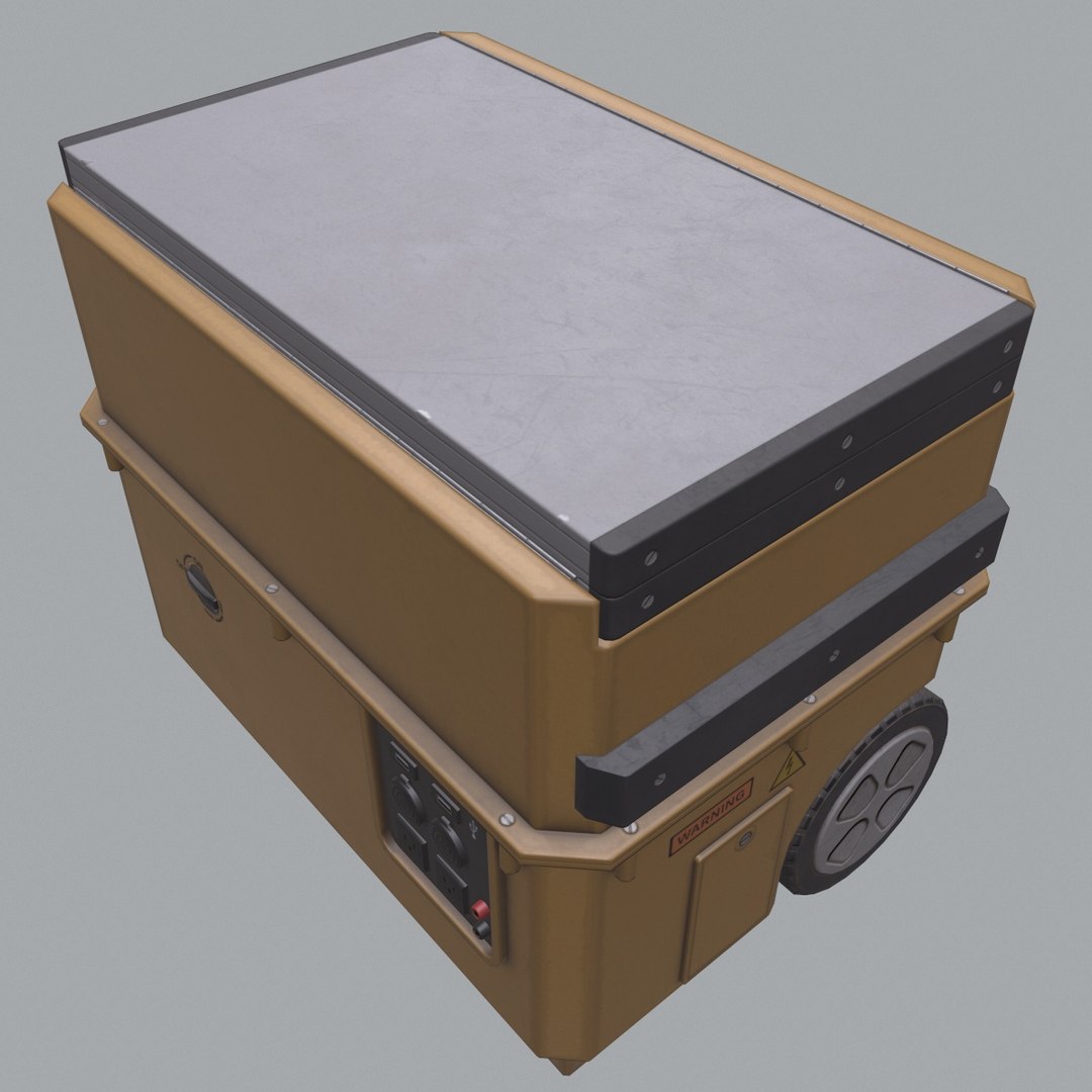 Solar Generator 3D Model - TurboSquid 1411291