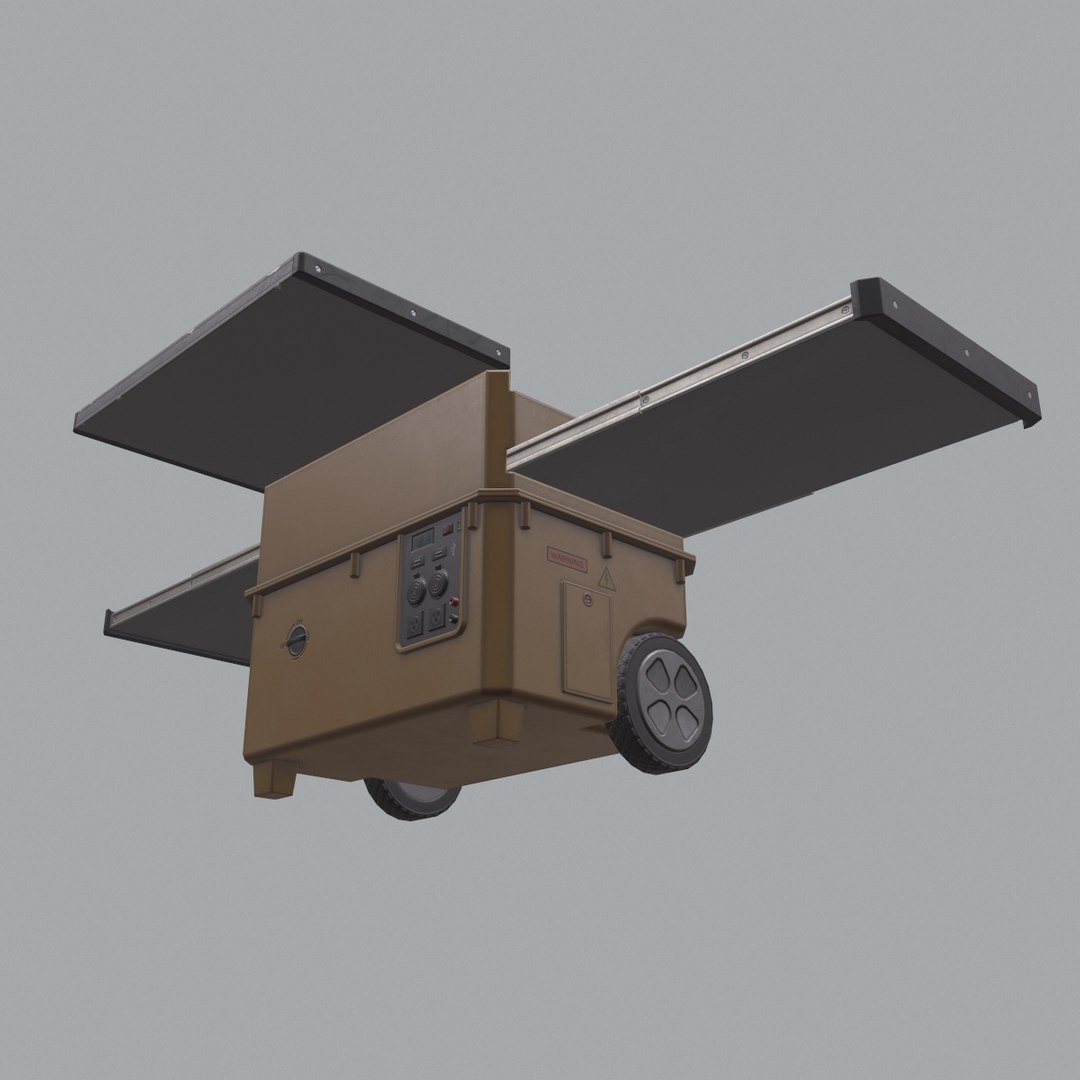 Solar Generator 3D Model - TurboSquid 1411291