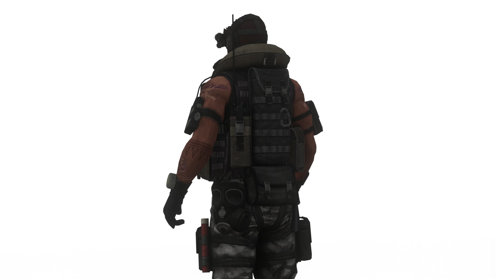 Elite Modern Soldier 3D Model Rigged And Game Ready 3D - TurboSquid 2413446