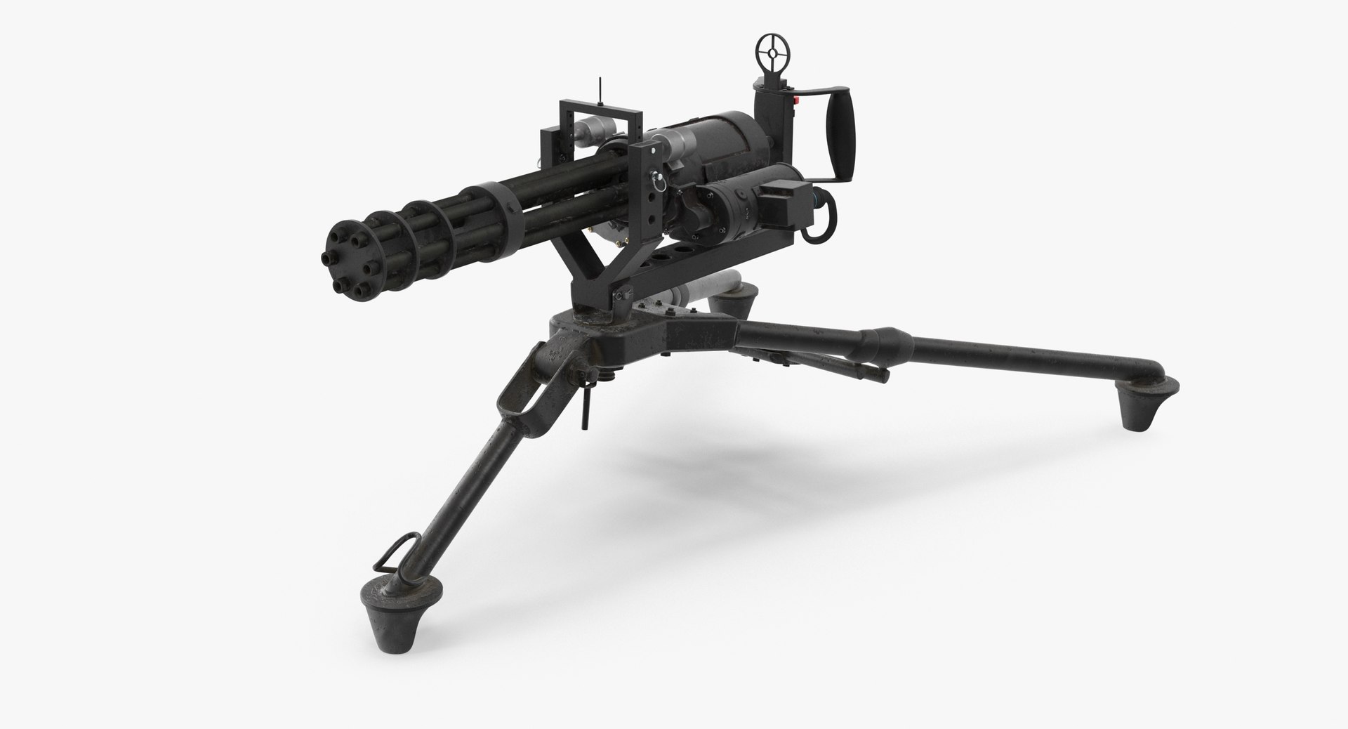 3D m134 minigun tripod mounted - TurboSquid 1254270