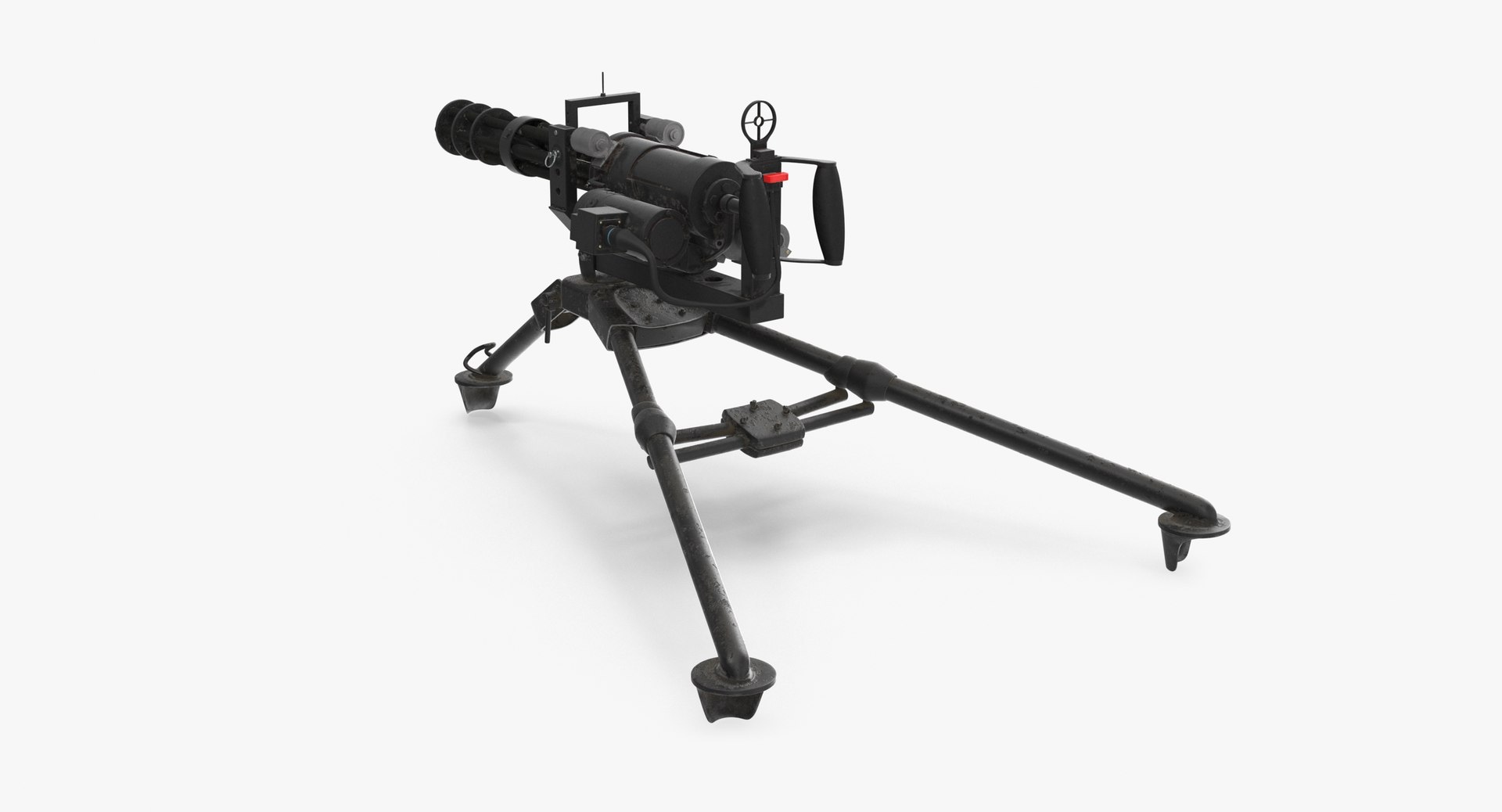 3D m134 minigun tripod mounted - TurboSquid 1254270