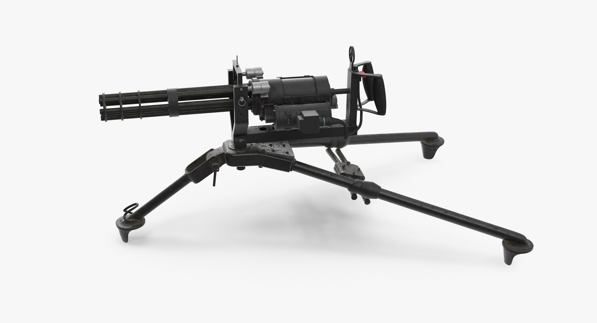 3D M134 Minigun Tripod Mounted - TurboSquid 1254270