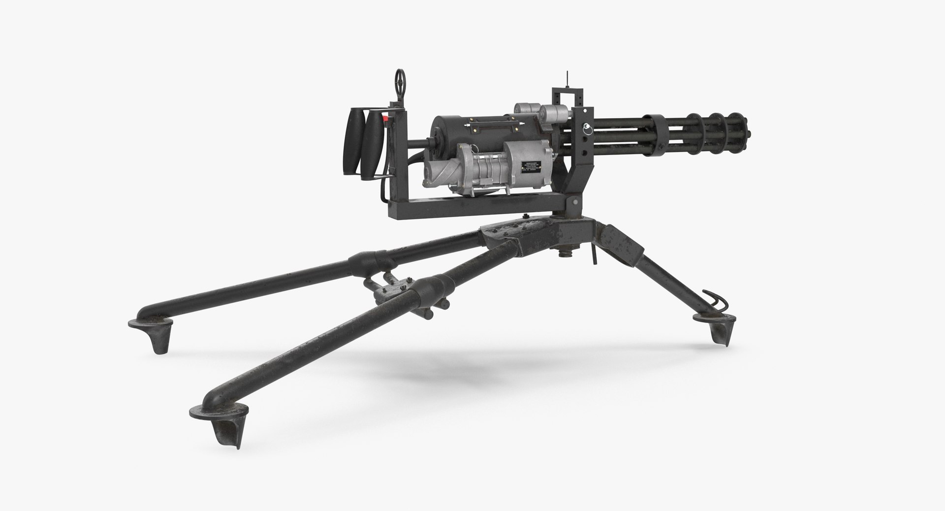 3D M134 Minigun Tripod Mounted - TurboSquid 1254270