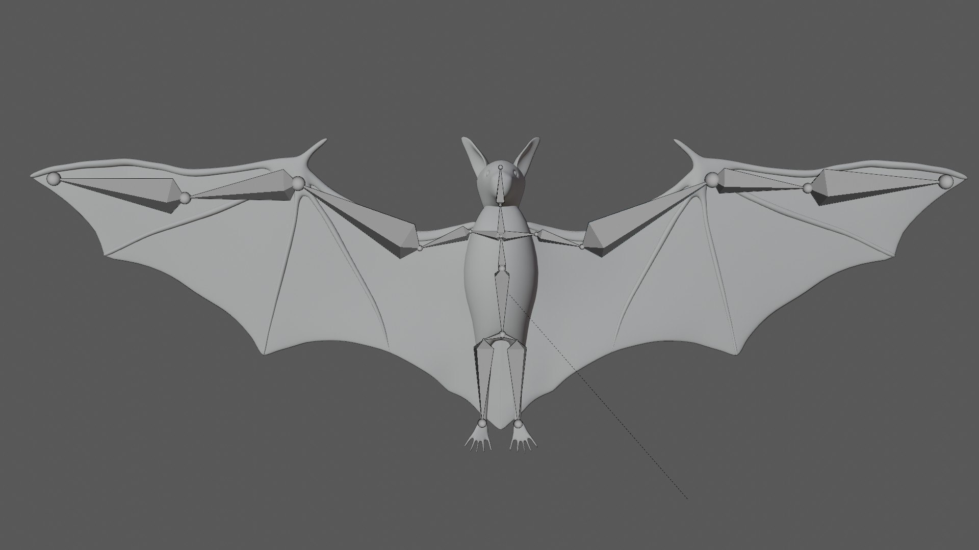 3D Rigged Bat - TurboSquid 1751450