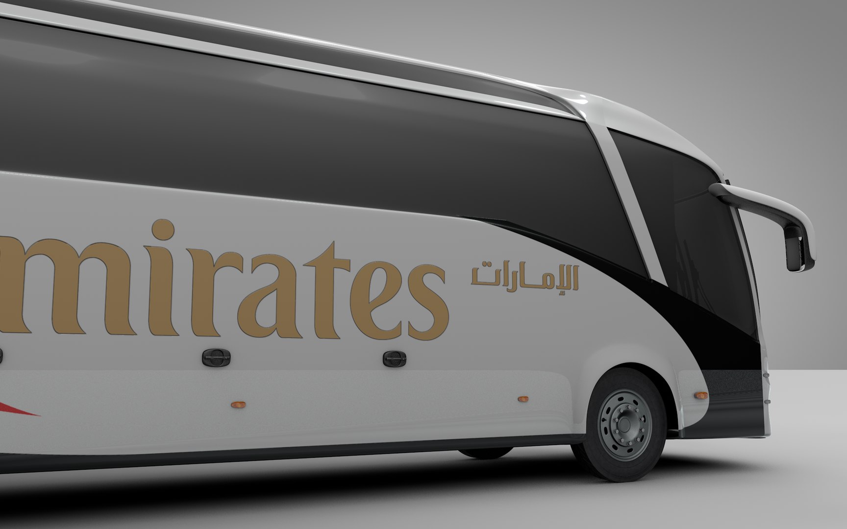 3D Shuttle Bus Emirates - TurboSquid 1684398
