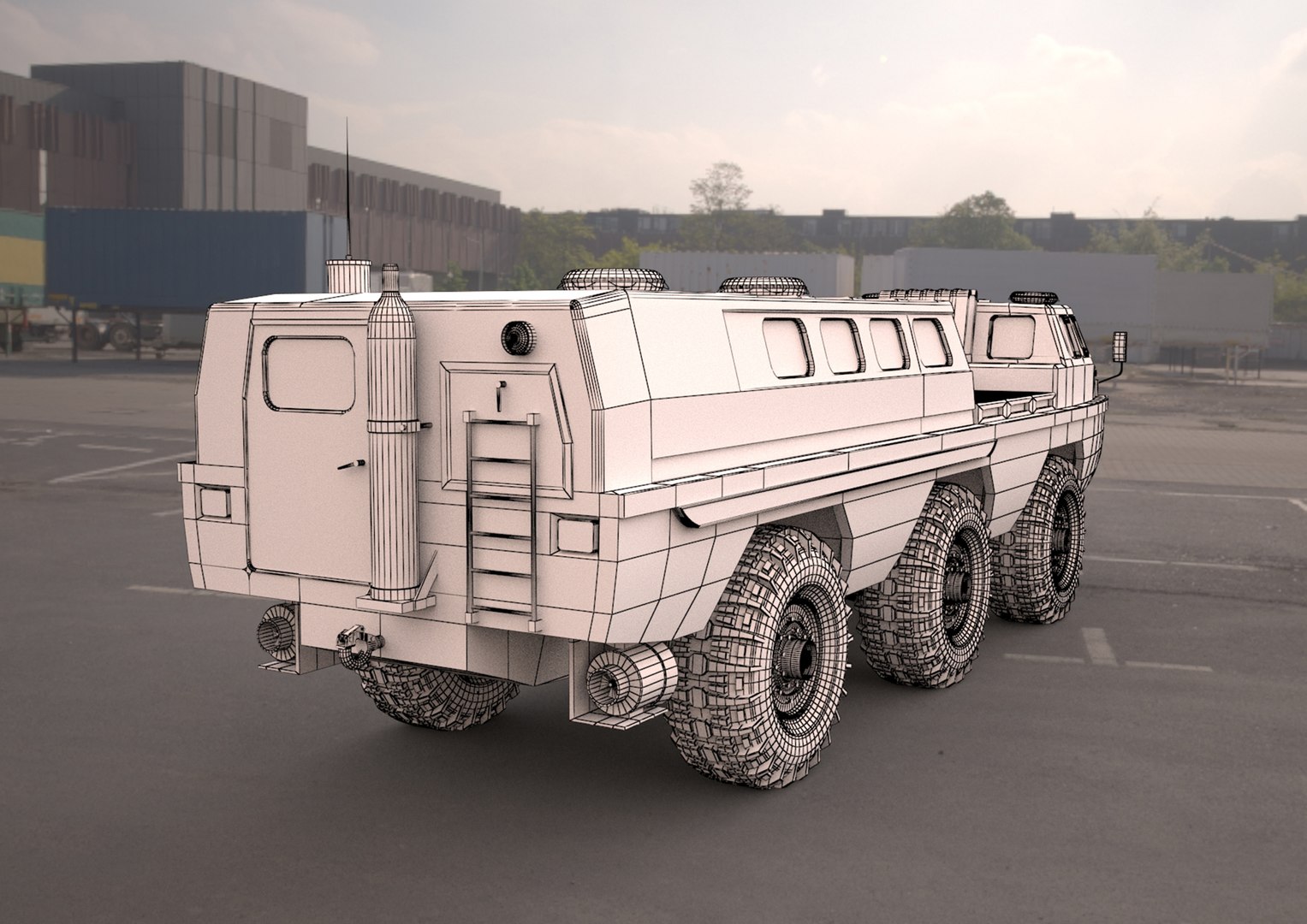 3D ZIL-49061 Water And Land Vehicle - TurboSquid 2070245