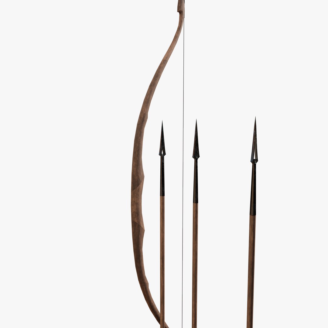 Bow And Arrow 3D Model - TurboSquid 2341609