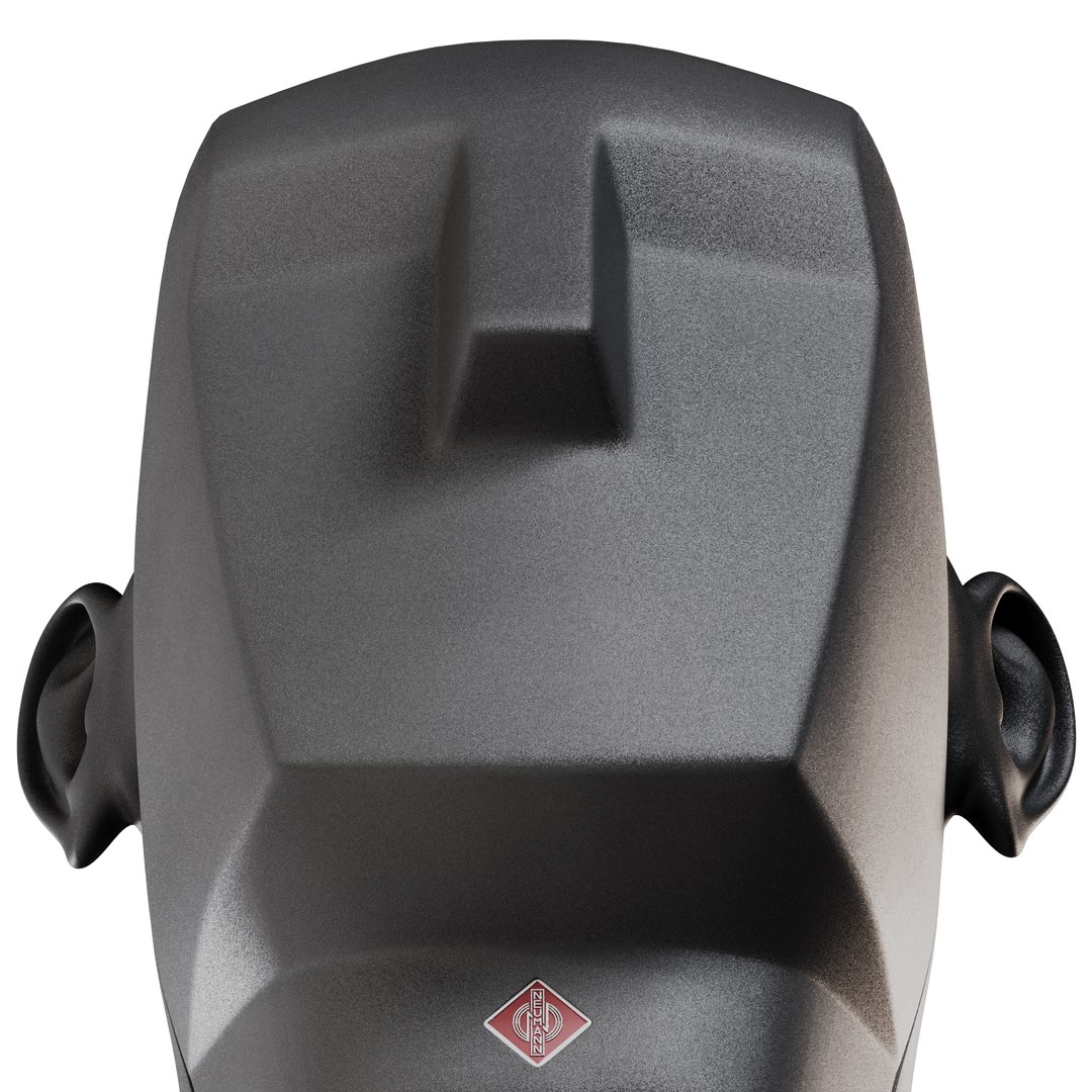 3D Neumann KU 100 Binaural Microphone Dummy Head - TurboSquid 2297056