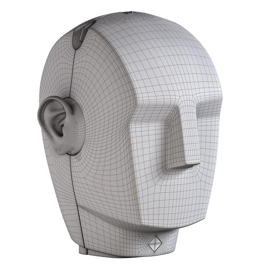 3D Neumann KU 100 Binaural Microphone Dummy Head - TurboSquid 2297056