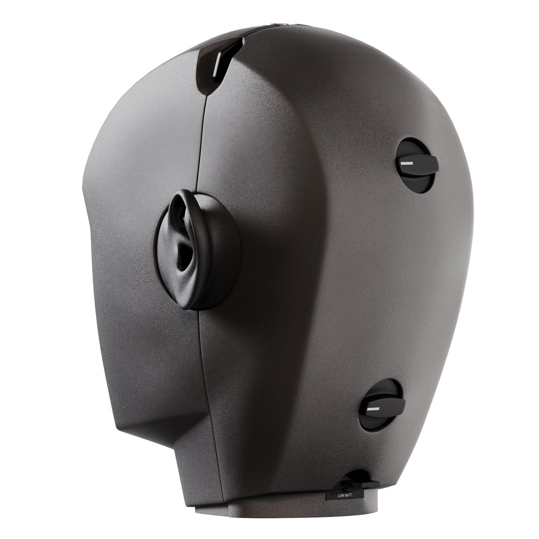 3D Neumann KU 100 Binaural Microphone Dummy Head - TurboSquid 2297056