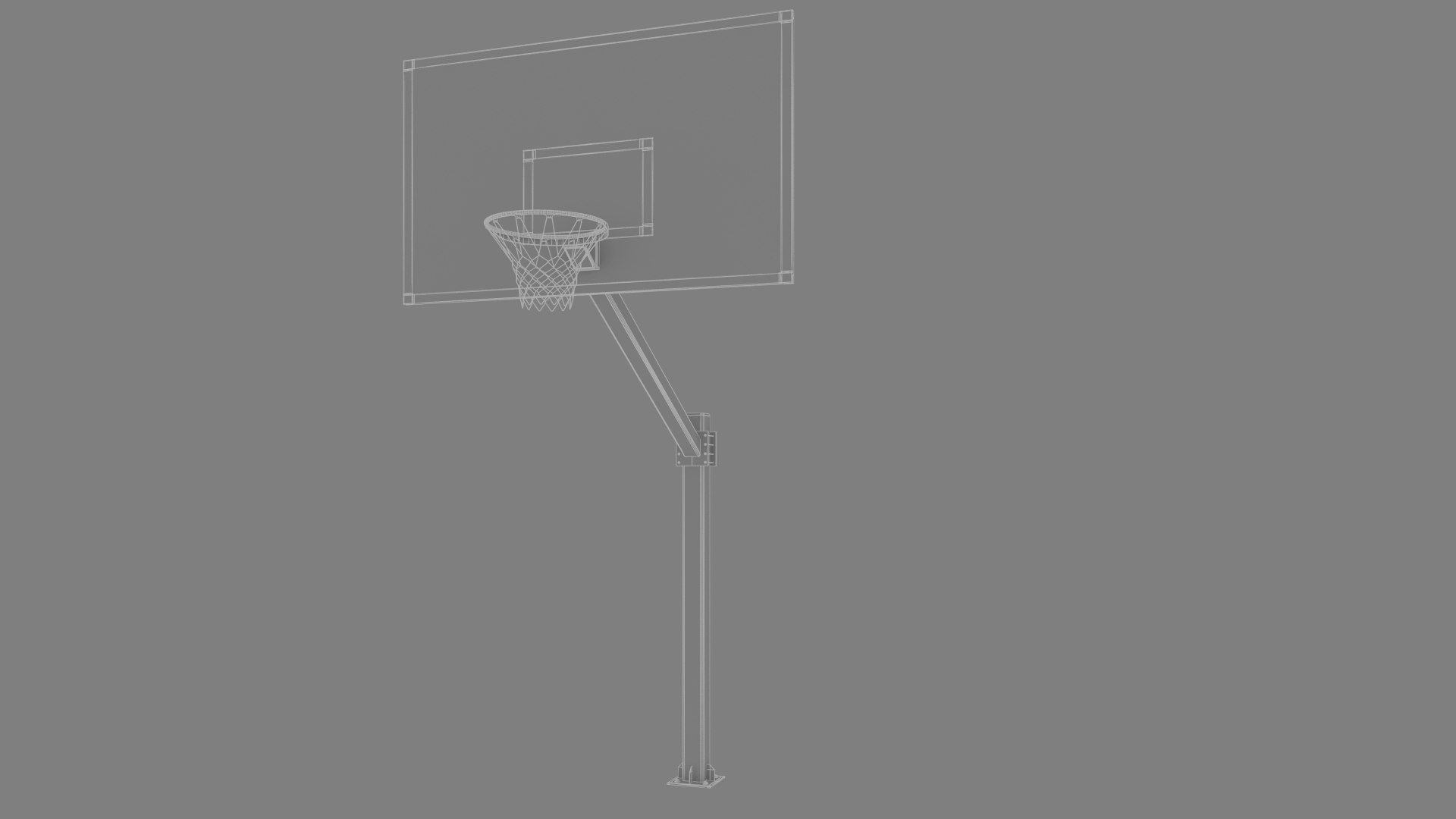 Basketball Hoops 3D Model - TurboSquid 2042757