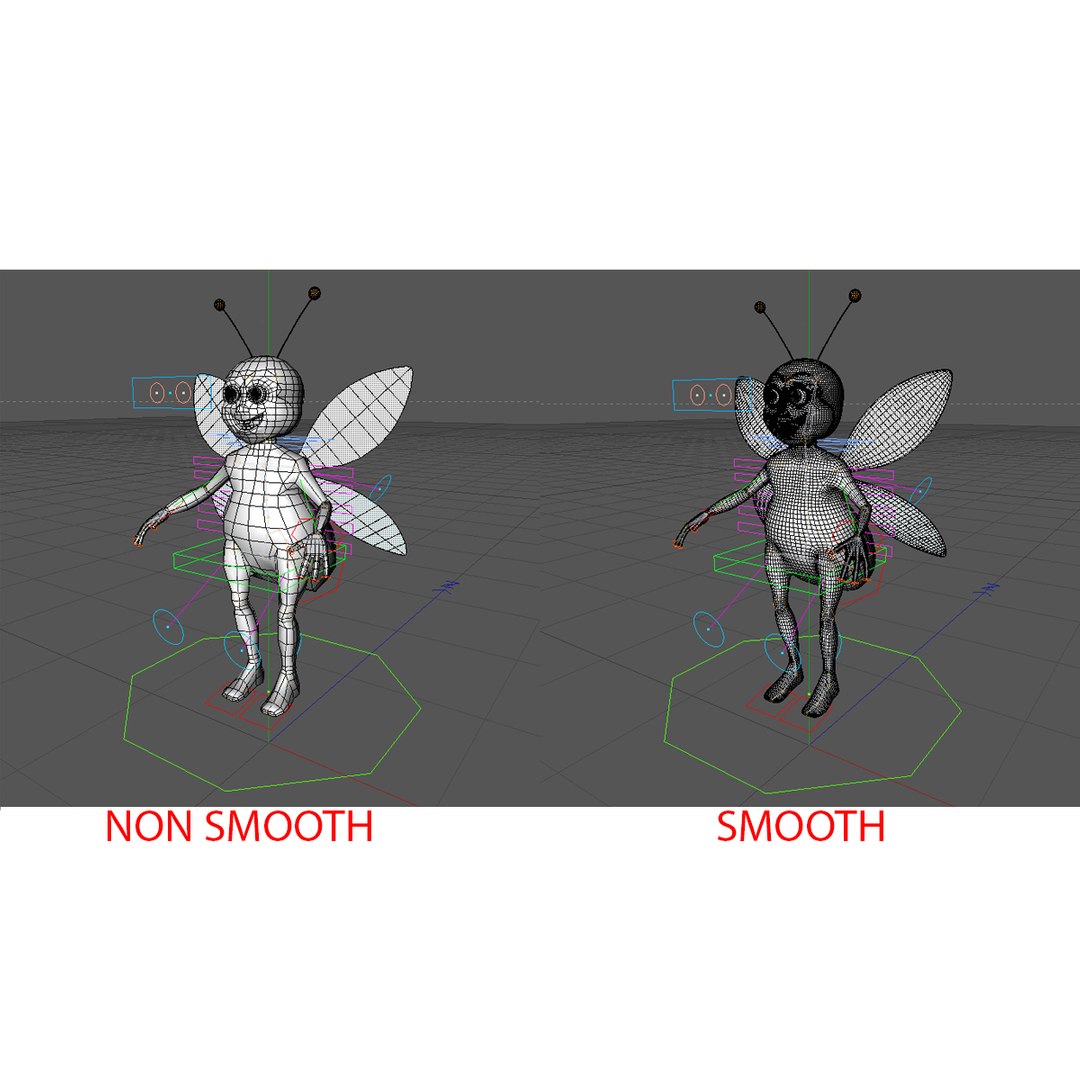3dsmax Rig Bee Character