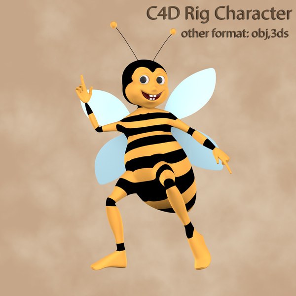 3dsmax rig bee character