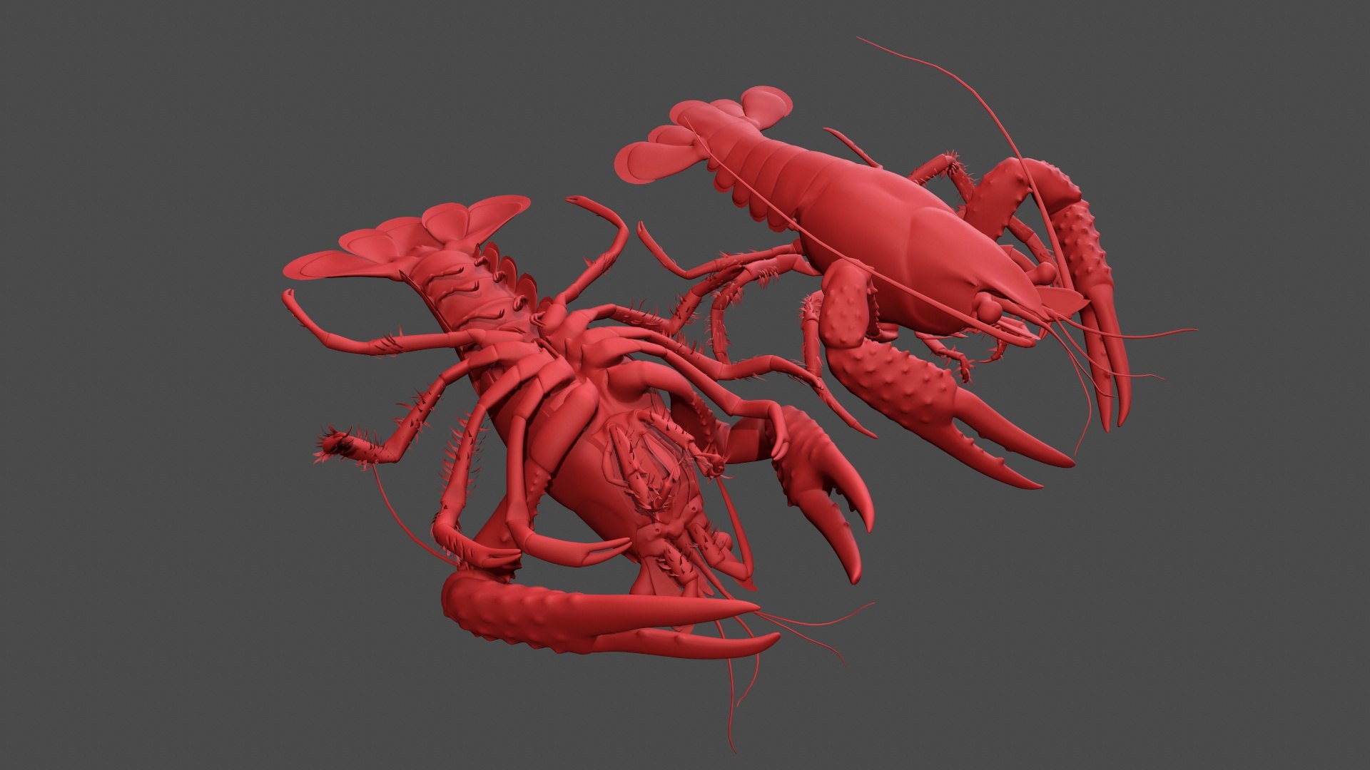 Lobster Rigged For 3Dmax 3D Model - TurboSquid 2314290