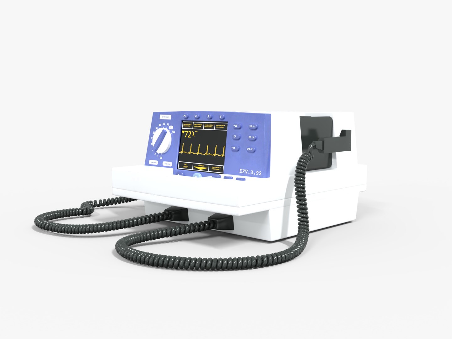 3D Defibrillators Medical Low-poly 3D Model - TurboSquid 2339642