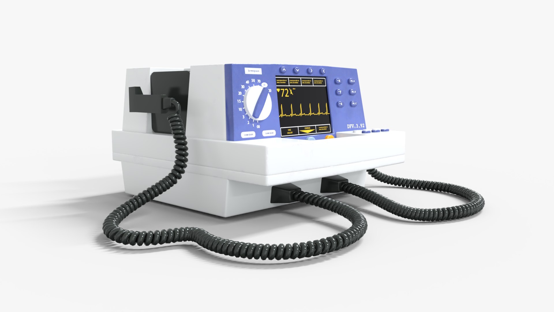 3D Defibrillators Medical Low-poly 3D Model - TurboSquid 2339642