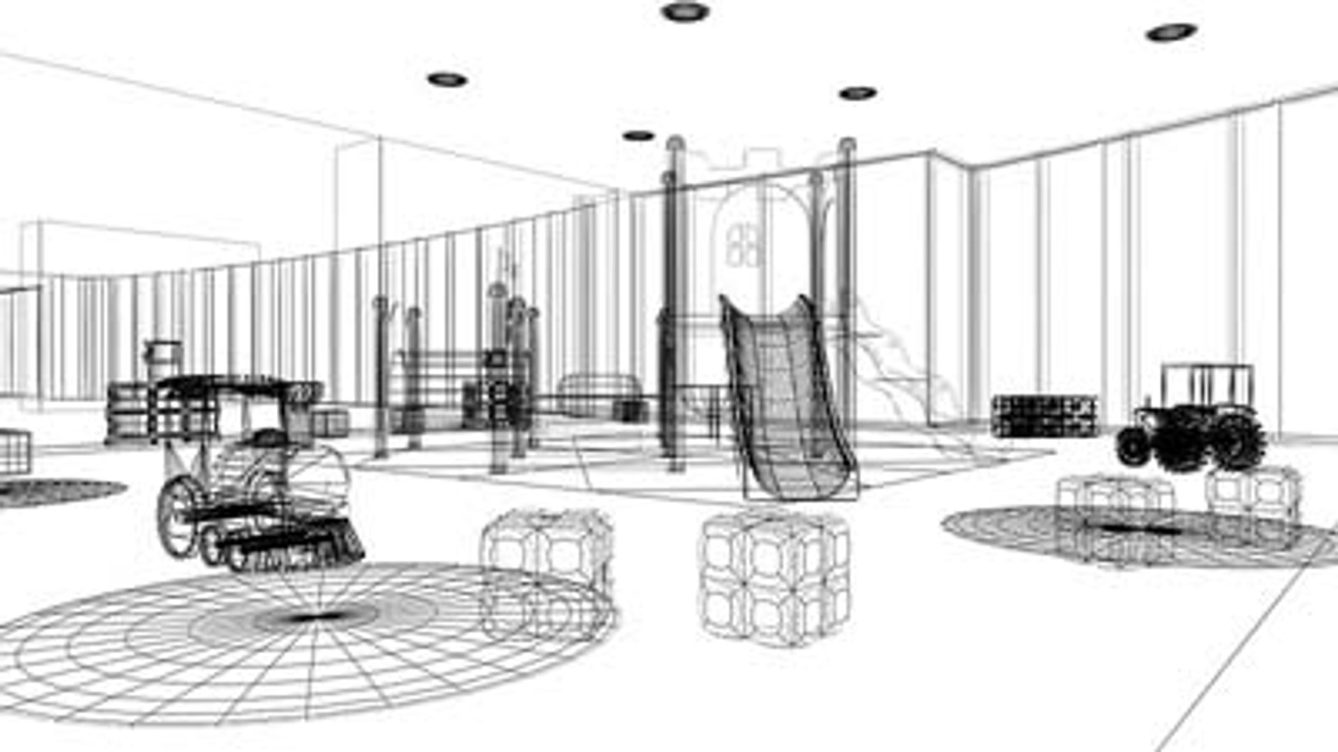 Kids Play Area 3d Max