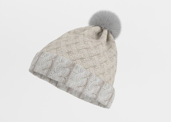 Knitted hat 3D model - TurboSquid 1571817