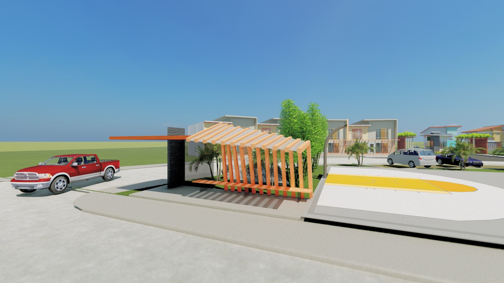 3D Model Waiting Shed - TurboSquid 1596710