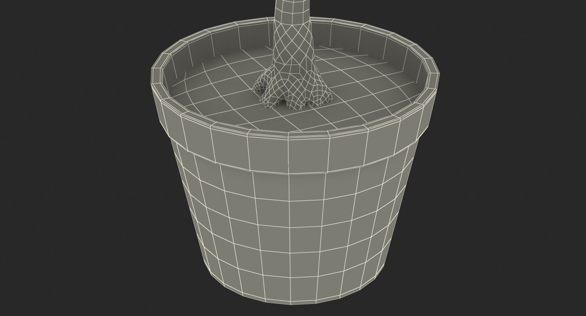 3D small tree pot model - TurboSquid 1377240