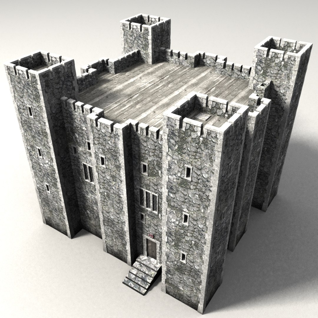 3ds Max Castle Fortress