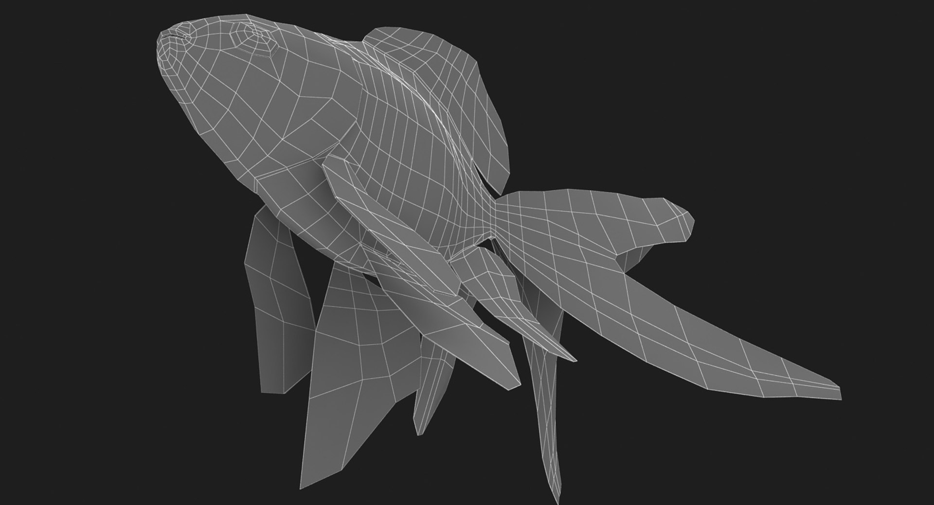 3D Ryukin Goldfish Scanline Animation Model - TurboSquid 1164530