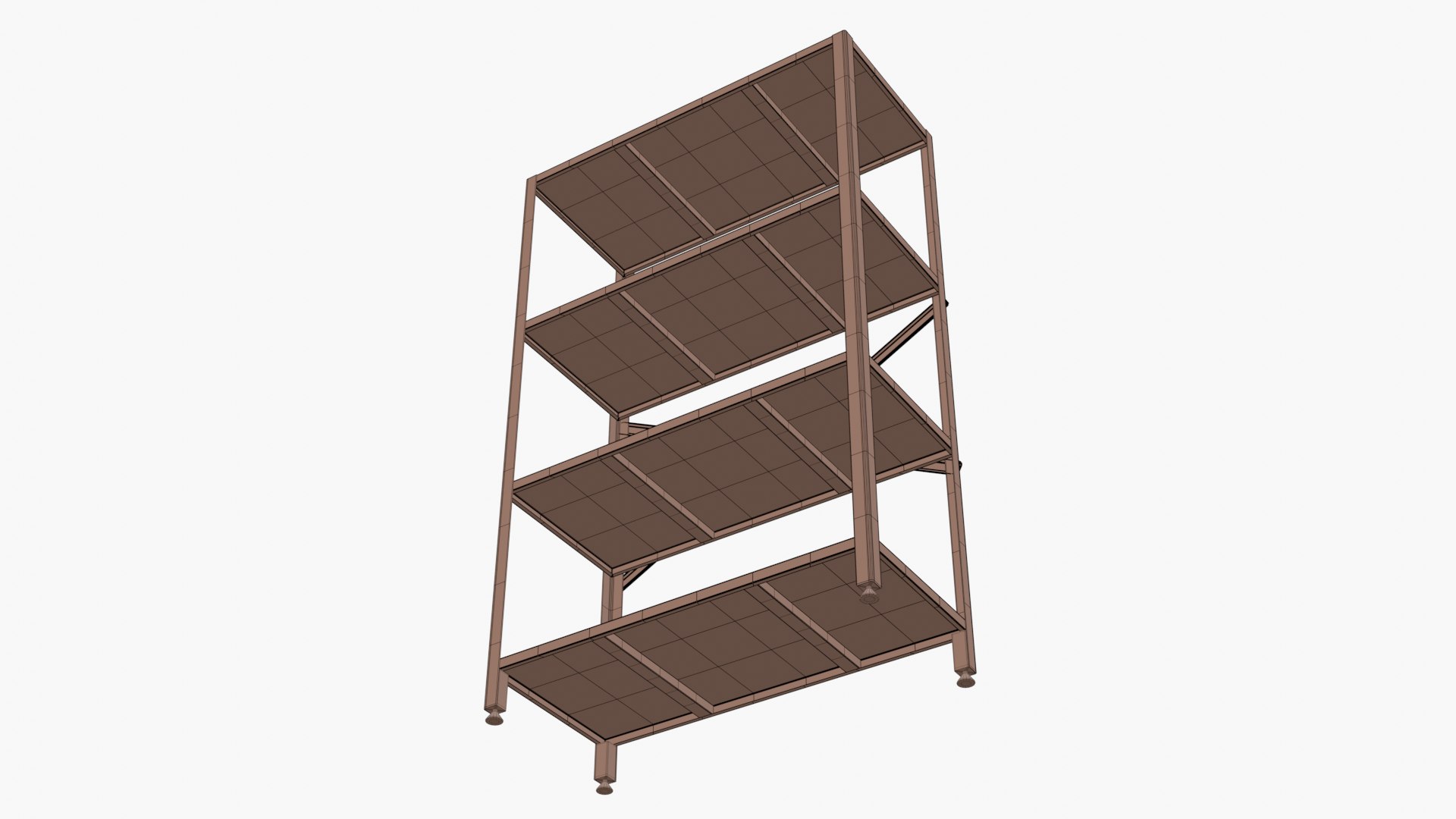 Storage Rack 3D Model - TurboSquid 1472600