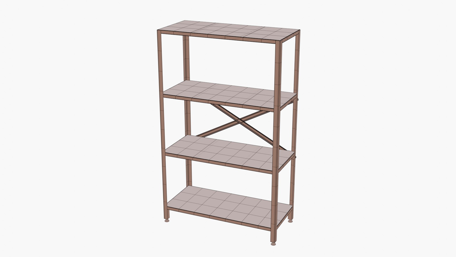 Storage Rack 3D Model - TurboSquid 1472600