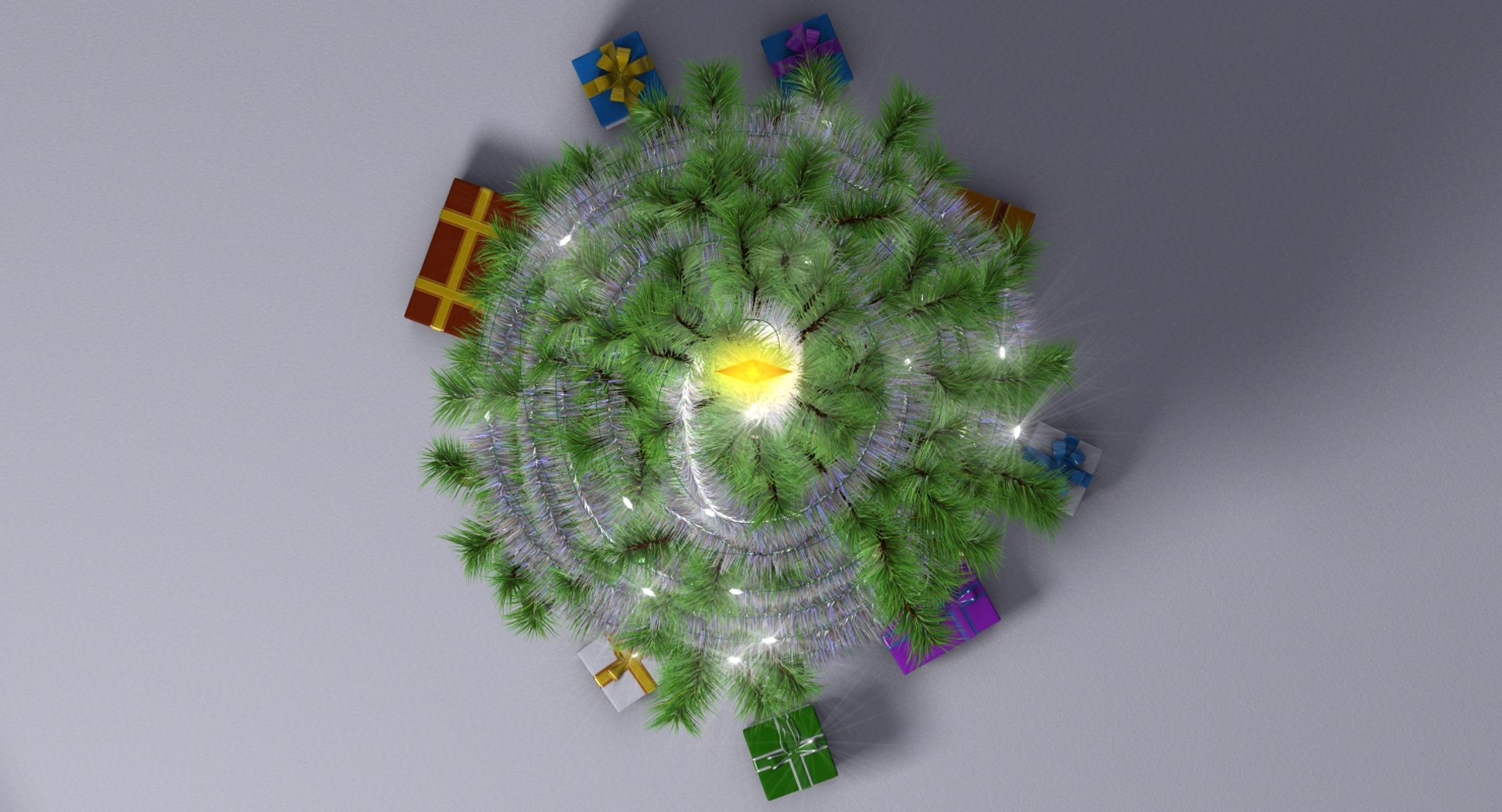 christmas tree animation 3d max