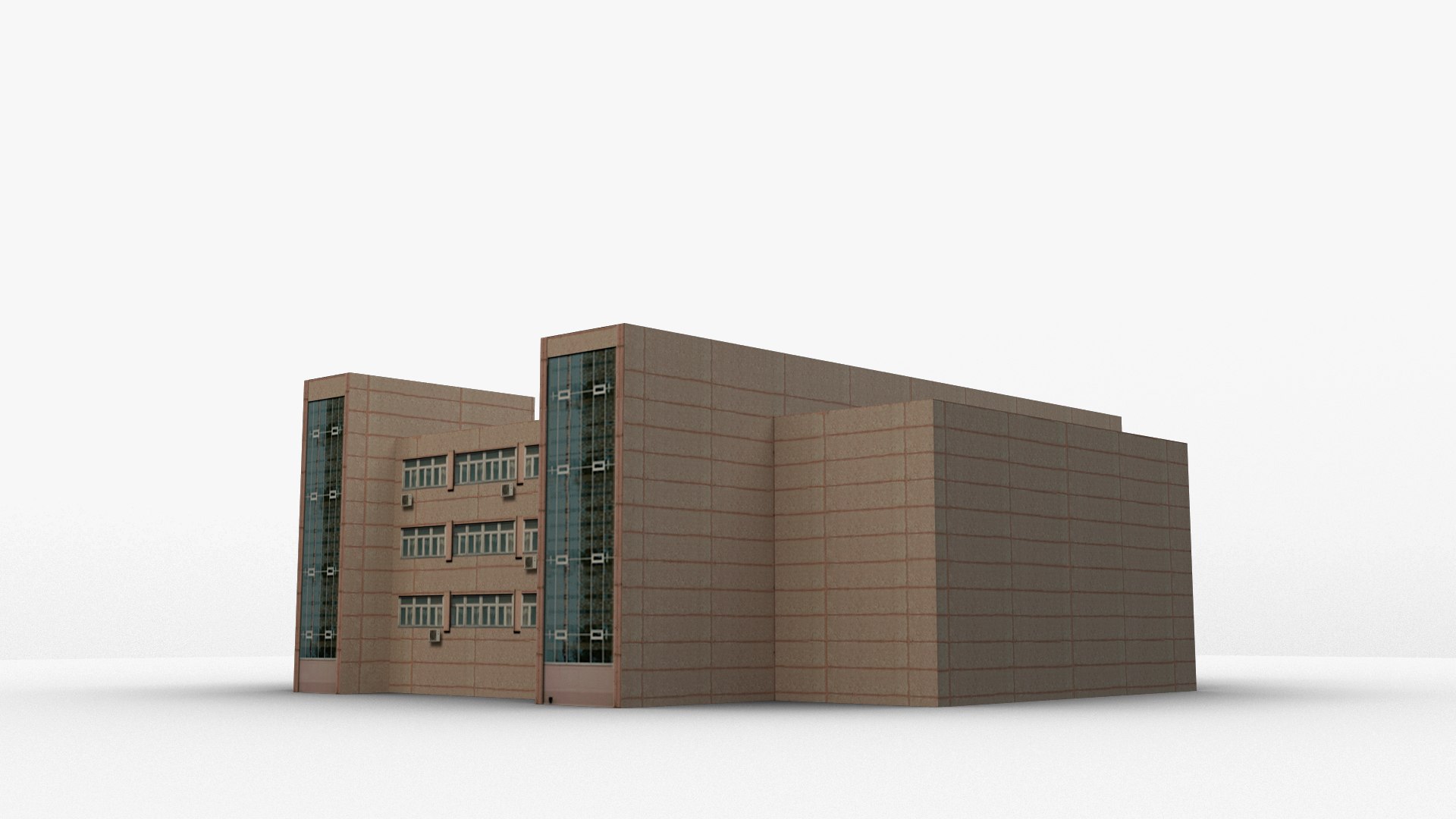 3d engineering laboratory building model