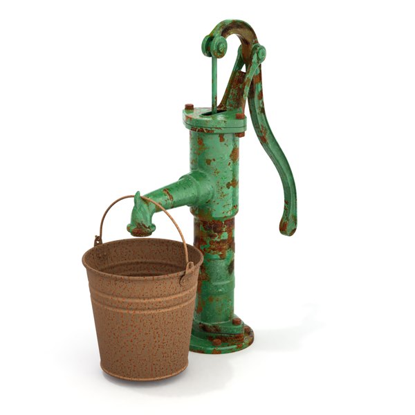 3D model bucket hand pump - TurboSquid 1219830