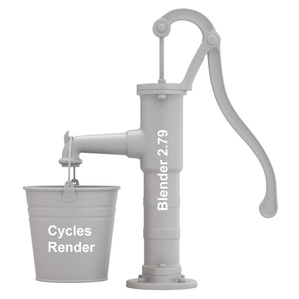 3D model bucket hand pump - TurboSquid 1219830