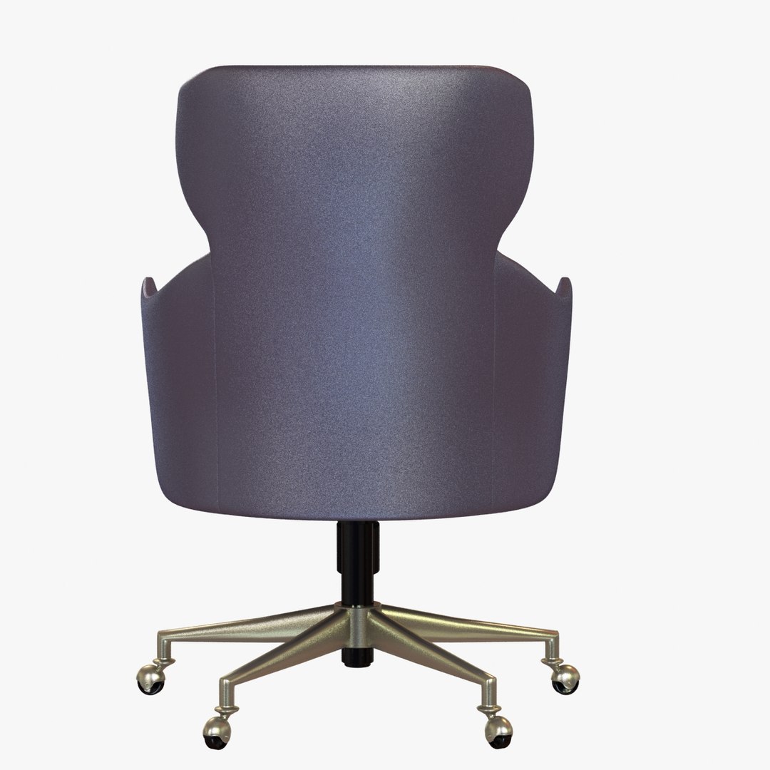 chair custom office leather 3d fbx