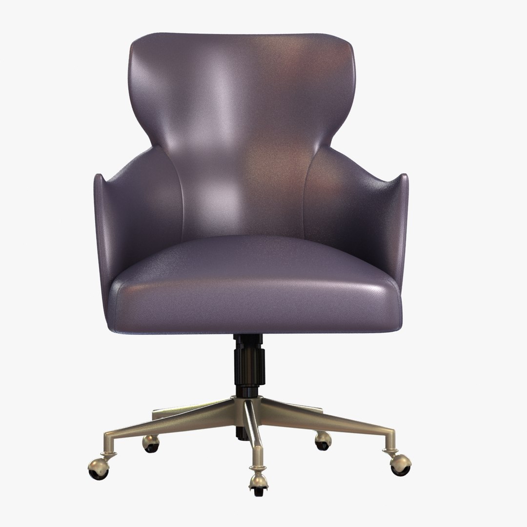 chair custom office leather 3d fbx