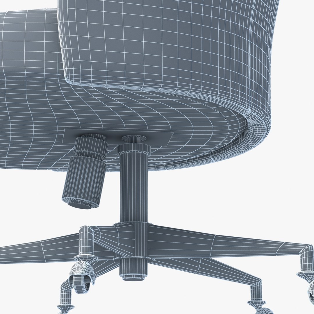 chair custom office leather 3d fbx