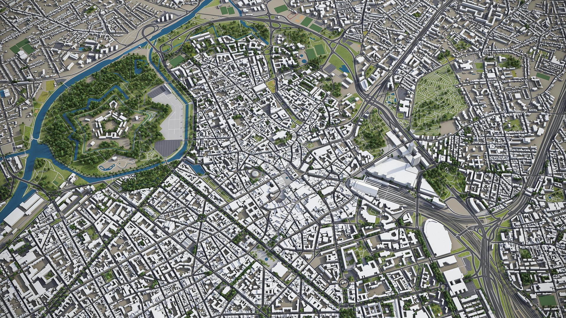 3D Model Lille Surrounding - - TurboSquid 1471414