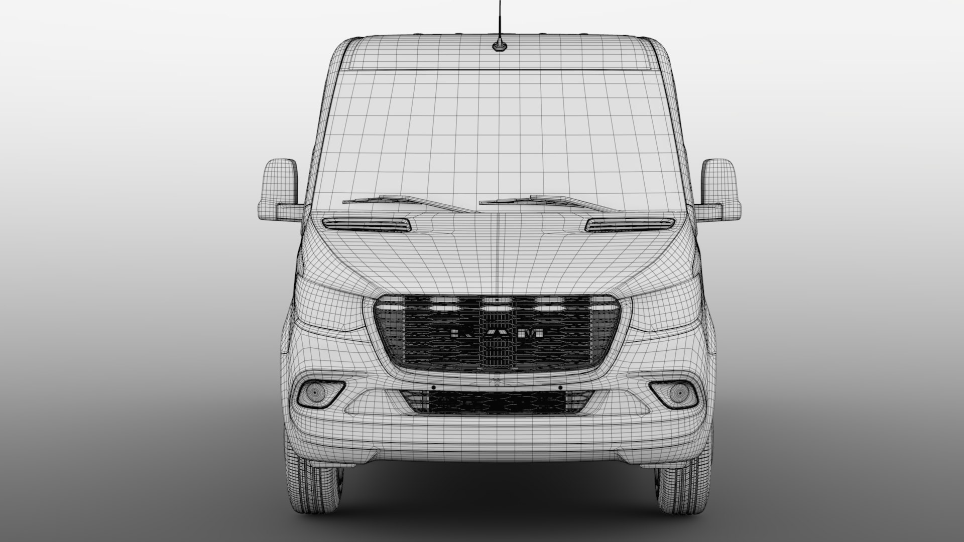 Ram sprinter panel van 3D - TurboSquid 1376298