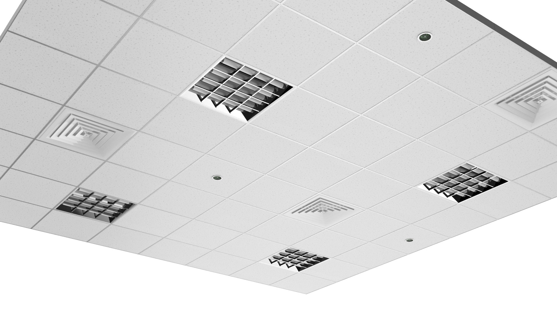 3D Real False Ceiling Model - TurboSquid 1454527