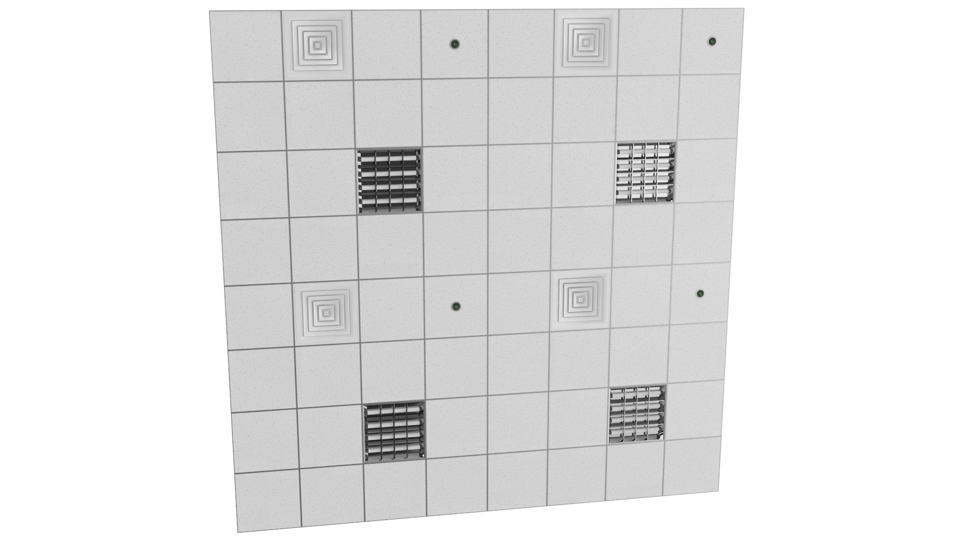 3D Real False Ceiling Model - TurboSquid 1454527